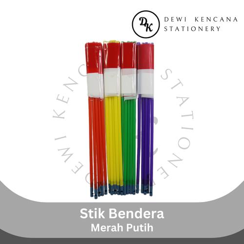 Jual Stik Bendera Merah Putih Plastik 1 Pak Isi 20 pcs - Kota Bekasi ...