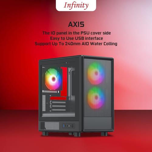 Jual INFINITY AXIS micro ATX gaming case INCLUDED 3 FAN - STANDART ...