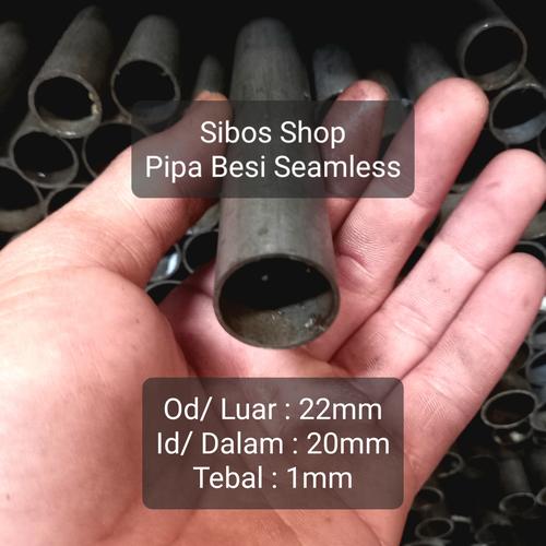 Jual Pipa Besi Seamless | OD 22mm ID 20mm Tebal 1mm Panjang 20cm sampai ...
