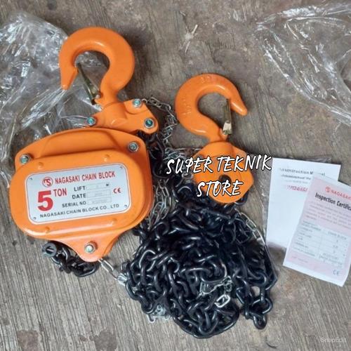 Jual Chain Block NAGASAKI Takel 5 Ton 15 Meter - Alat Angkut Barang ...