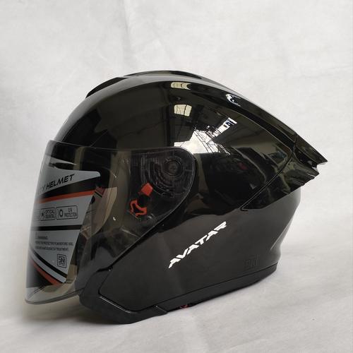 Jual Helm nsx Avatar series model Halface warna hitam glossy - Kota ...