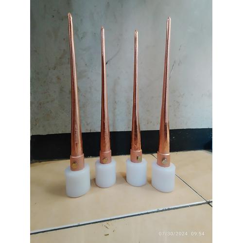 Jual Splitzen Tombak Penangkal Petir 3/4 Inch + Sock Isolator Teflon ...