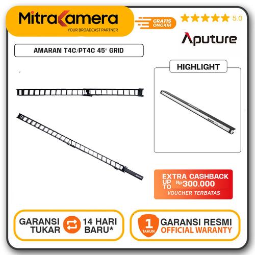 Promo Aputure 45° Grid for amaran T4C LED Tube Light Cicil 0% 3x ...