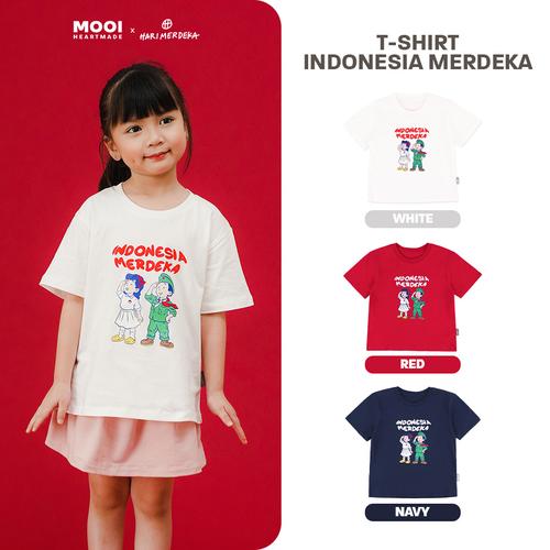 Promo Mooi x Hari Merdeka Kaos Kemerdekaan Anak T-shirt Anak Indonesia ...