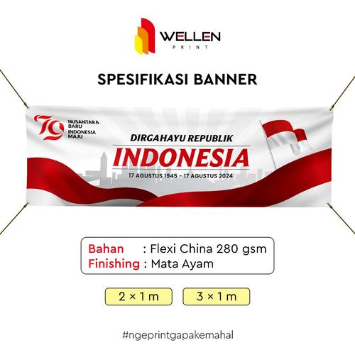 Jual WELLEN PRINT - Cetak Banner Kemerdekaan 17 Agustus Custom ...