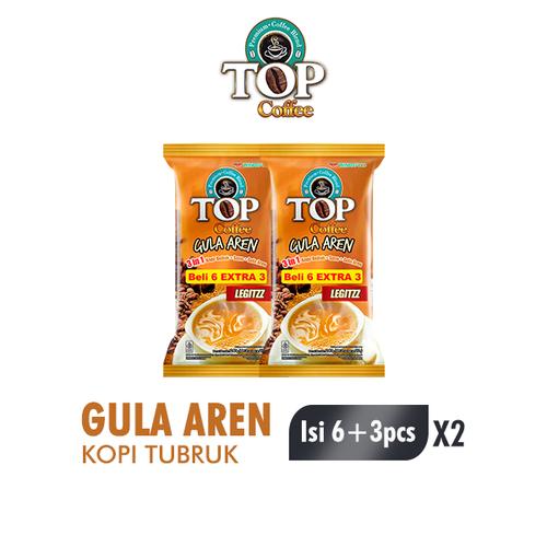 Promo Top Coffee Kopi Instan Gula Aren 22 gr isi 6 pcs x 2 pcs ...