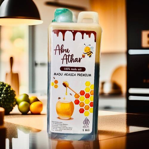 Promo Madu Akasia Premium Abu Athar 1 kg Asli Original Full Nektar ...
