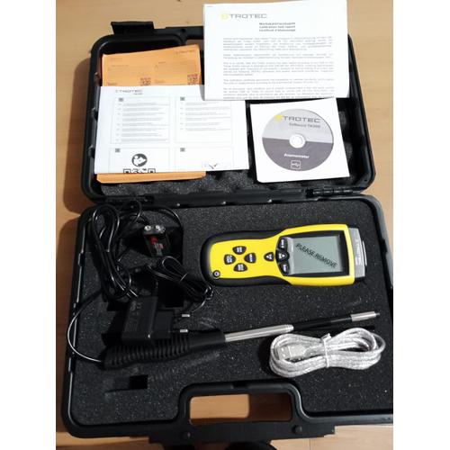 Jual Trotec Anemometer TA300 Straight Probe incl. Calibration ...