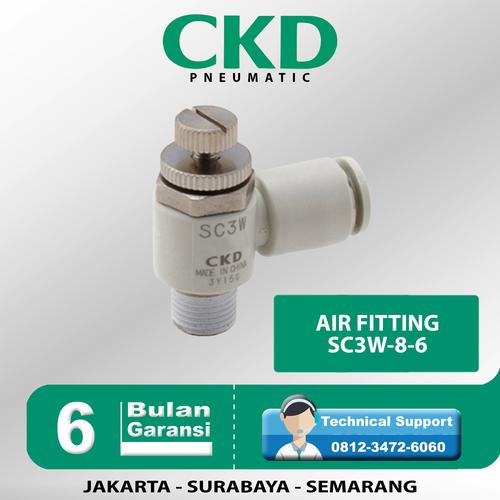 Jual CKD FLOW CONTROL VALVE SC3W-8-6 - Kota Surabaya - Buana Industrial ...