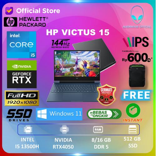Promo HP VICTUS 15 FA1515TX I5 13500H RTX4050 6GB/ 8GB 512GB W11+OHS 15 ...