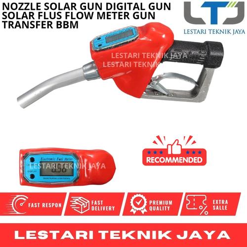 Jual nozzle solar gun Digital Gun solar flus Flow meter Gun transfer ...