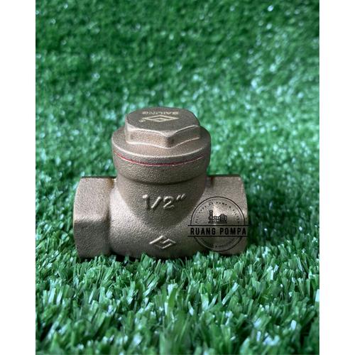 Jual Check Valve 1/2 inch / swing check valve/ klep tabok 1/2" Sailing ...