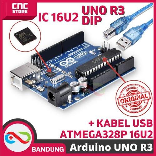 Jual Uno R3 Atmega328P Dip Atmega 16U2 Compatible Board Plus Usb Cable ...