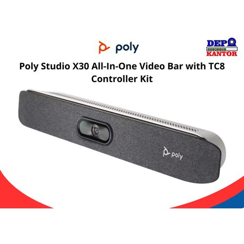 Jual Poly Studio X30 All-In-One Video Bar with TC8 Controller Kit ...