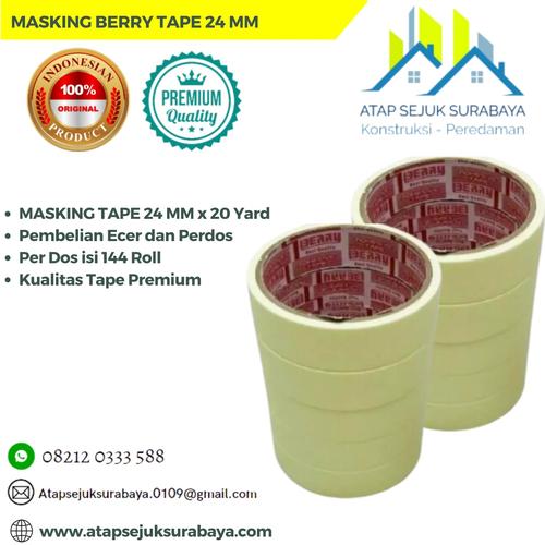 Jual Masking Berry Tape /Lakban Kertas / Isolasi Selotip Kertas - Kota ...