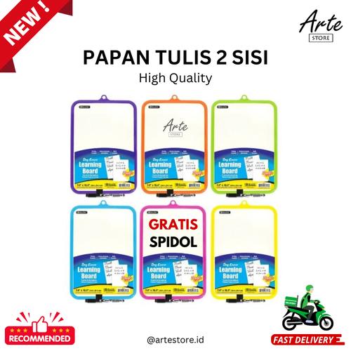 Jual Papan Tulis Kecil Whiteboard Mini 2 Sisi Cocok untuk Sekolah ...