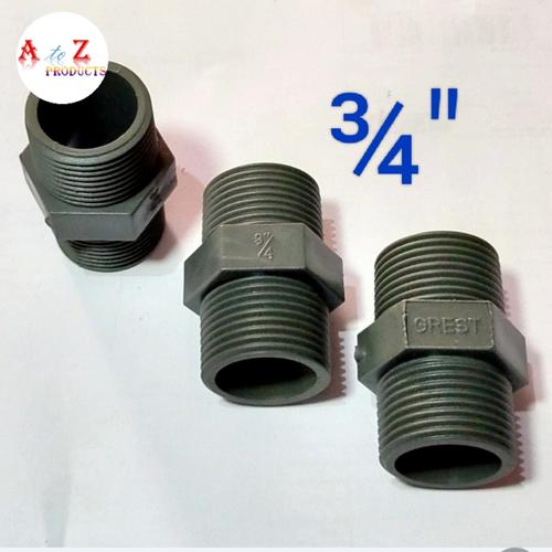 Jual double drat/dobel drat/dobel nipel/double nepel/double nipple 3/4 in - harga satuan - Kota ...