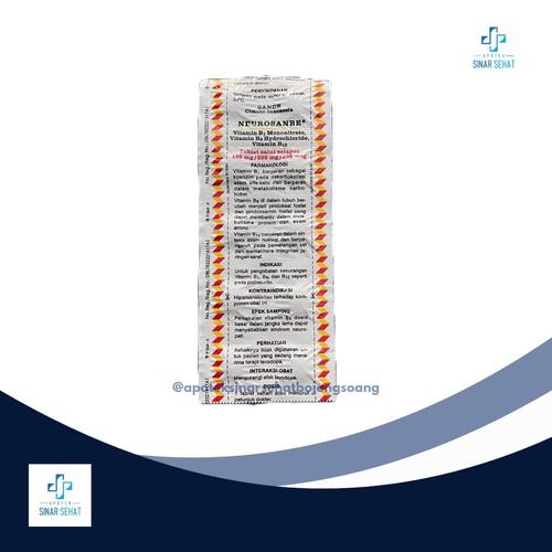 Jual Neurosanbe 10 Tablet 1 Strip - Kab. Bandung - Apotek Sinar Sehat ...