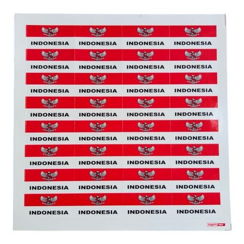 Jual Stiker Garuda Indonesia Merah Putih Sudah di Cutting Sticker Pipi ...