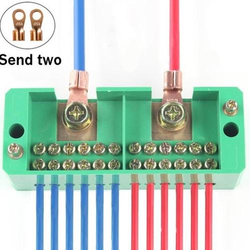 Jual Kotak Terminal Distribusi Baris Kawat 2-IN 4/6/8/12-OUT 220V FJ6 ...
