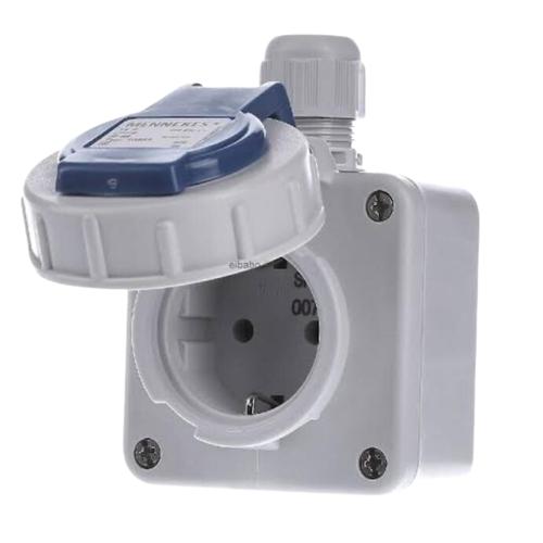 Jual MENNEKES WALL MOUNTED SOCKET SCHUKO 16A 2P+E 230V IP68 10863 ...