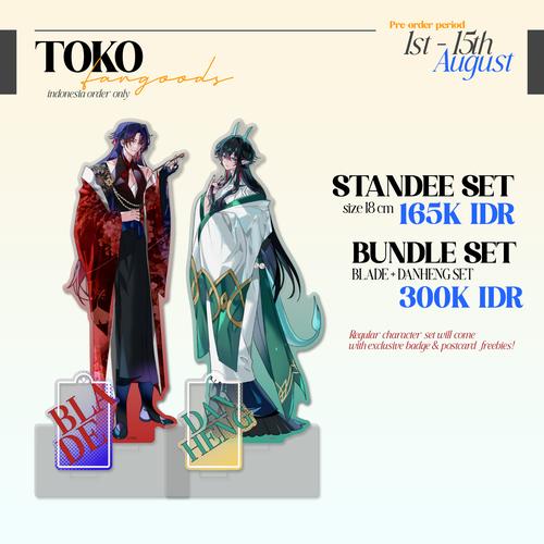 Jual [TOKOさん HSR FANGOODS] Character Acrylic Standee Set - Blade ...