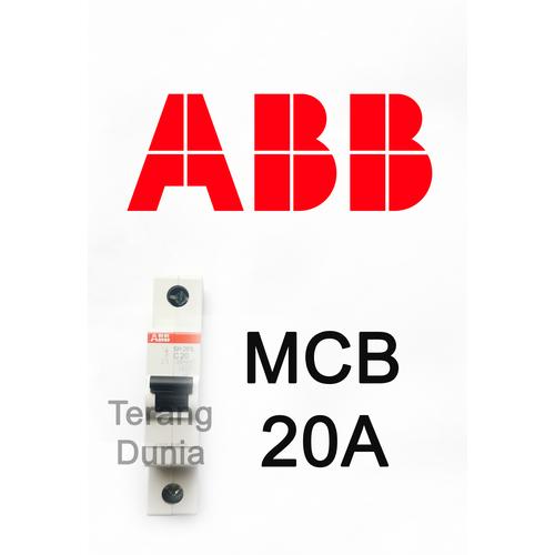 Jual MCB 20a ABB MCB ABB 20a MCB 1p 20a ABB - Kota Bandung - Gradi1 | Tokopedia