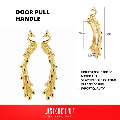 Jual BERTU 588 DOOR HANDLE PULL TARIKAN PINTU CLASSIC ANTIQUE BRASS ...