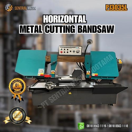 Jual Mesin Gergaji Potong Besi Baja Horizontal Bandsaw ukuran 350mm ...