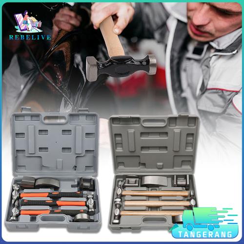 Jual 7 Pcs Palu Body Ketok Magic Auto Body Fender Repair Kit - Gagang ...