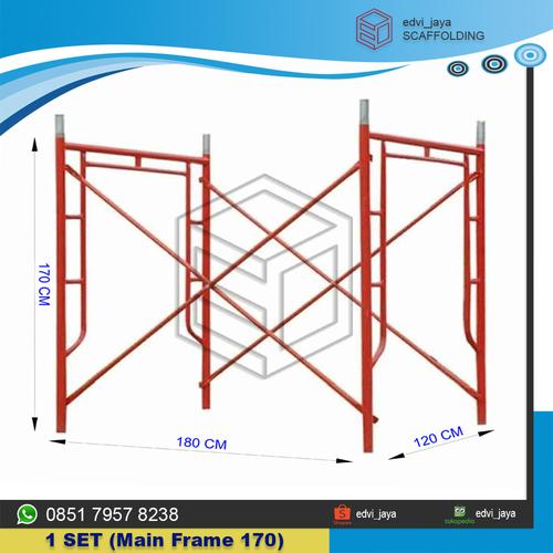 Promo JUAL Steger / Scaffolding Tinggi 170 cm 1 Set Baru SNI MAIN FRAME ...