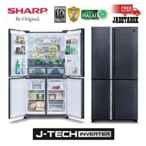 Jual Sharp Kulkas Side By Side 4 Pintu Sj-If85Pm-Ds Inverter Queen Series Kapasitas 590 Liter ...