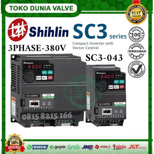 Jual SHIHLIN 3PHASE SC3-043 / 0.75KW-1HP-3PHASE-380V INVERTER SHIHLIN - Jakarta Pusat - Toko ...