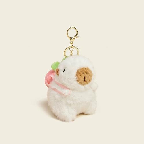 Jual White capybara peach bagcharm - peach bag - Jakarta Barat ...