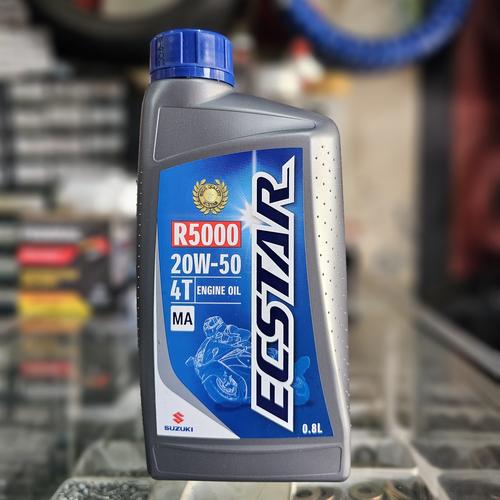 Jual Oli Mesin Motor Suzuki Ecstar R5000 4T SAE 20W-50 800ml / 0.8 ...