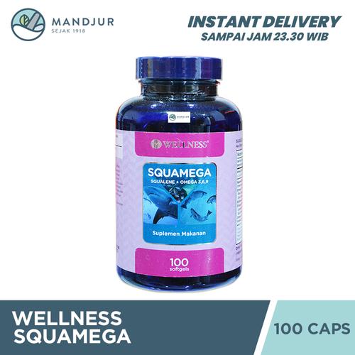 Promo Wellness Squamega Isi 100 Kapsul - Suplemen Squalene dan Omega 3 ...
