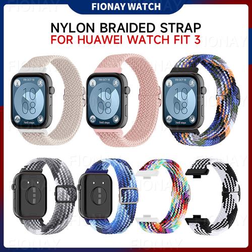 Promo Strap Huawei Watch Fit 3 Nylon Tali Pengganti Huawei Fit 3 Strap ...
