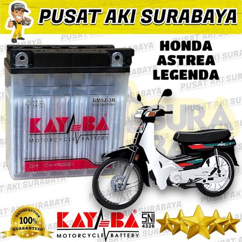 Jual ACCU ASTREA LEGENDA KAYABA GM5Z SEPEDA MOTOR MEGAPRO PRIMUS ASTREA ...