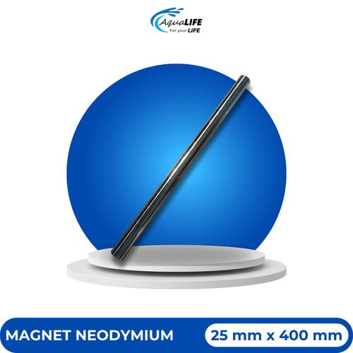 Promo [REAL] MAGNET NEODYMIUM 25mm x 400mm GAUSS 12.974 SUPER STRONG ...