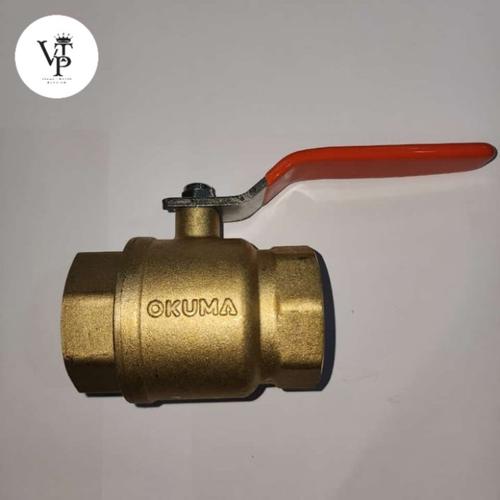 Jual Ball Valve Brass Kuningan Drat 1" Inch / Ball Valve - Jakarta ...