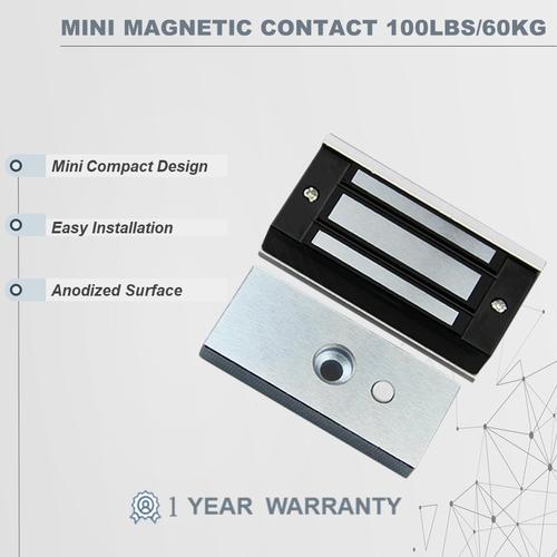 Jual Magnetic Door Lock 60kg / Magnetic Lock 100lbs Mini EmLock ...