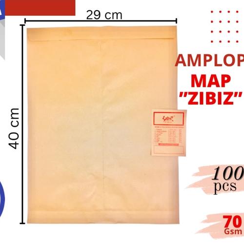 Jual amplop coklat ukuran map besar isi 100 - Jakarta Selatan - Kenzie ...