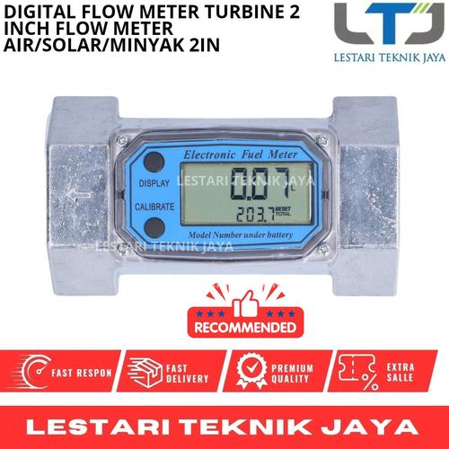 Jual DIGITAL FLOW METER TURBINE 2 INCH FLOW METER SOLAR/AIR DIGITAL 2 ...