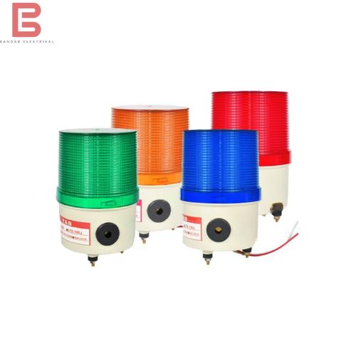 Jual Lampu Darurat LED 4" 4 Inch Rotary Warning Light + Buzzer 24VDC ...