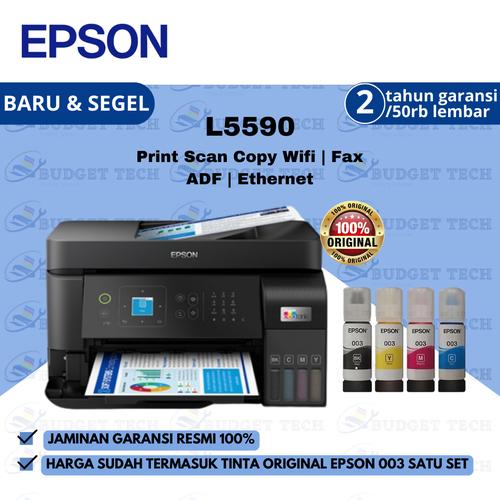 Jual Epson EcoTank L5590 Ink Tank Printer Wifi Fax ADF - Jakarta Pusat ...