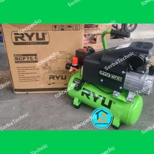 Jual Kompresor 3/4 Hp 10 Liter Ryu Tekiro Rcp 75-1 / Portable Compresor ...