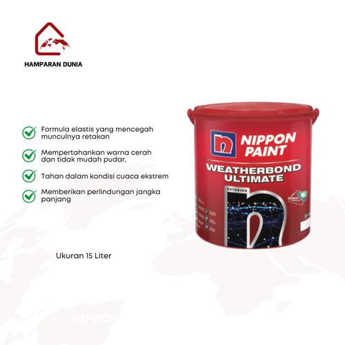 Jual NIPPON PAINT WEATHERBOND ULTIMATE 15 L - CAT TEMBOK - Warna Custom ...