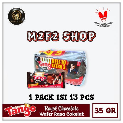 Jual Tango Long Wafer Krim Cokelat | Chocolate Sachet 47 gr (Harga Pack ...