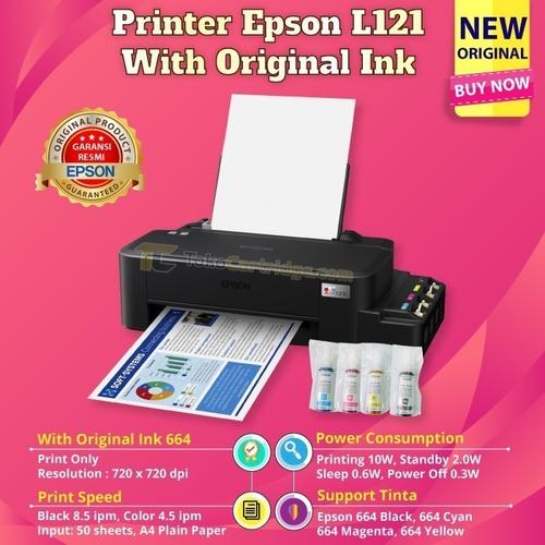 Jual PRINTER EPSON L120 Hitam Print Warna Infus Modif Ink tank Pabrik ...