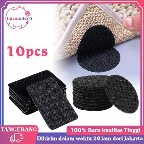 Jual Velcro Perekat Bulat 10pcs Double Tape Velcro 6cm Velcro Tape ...
